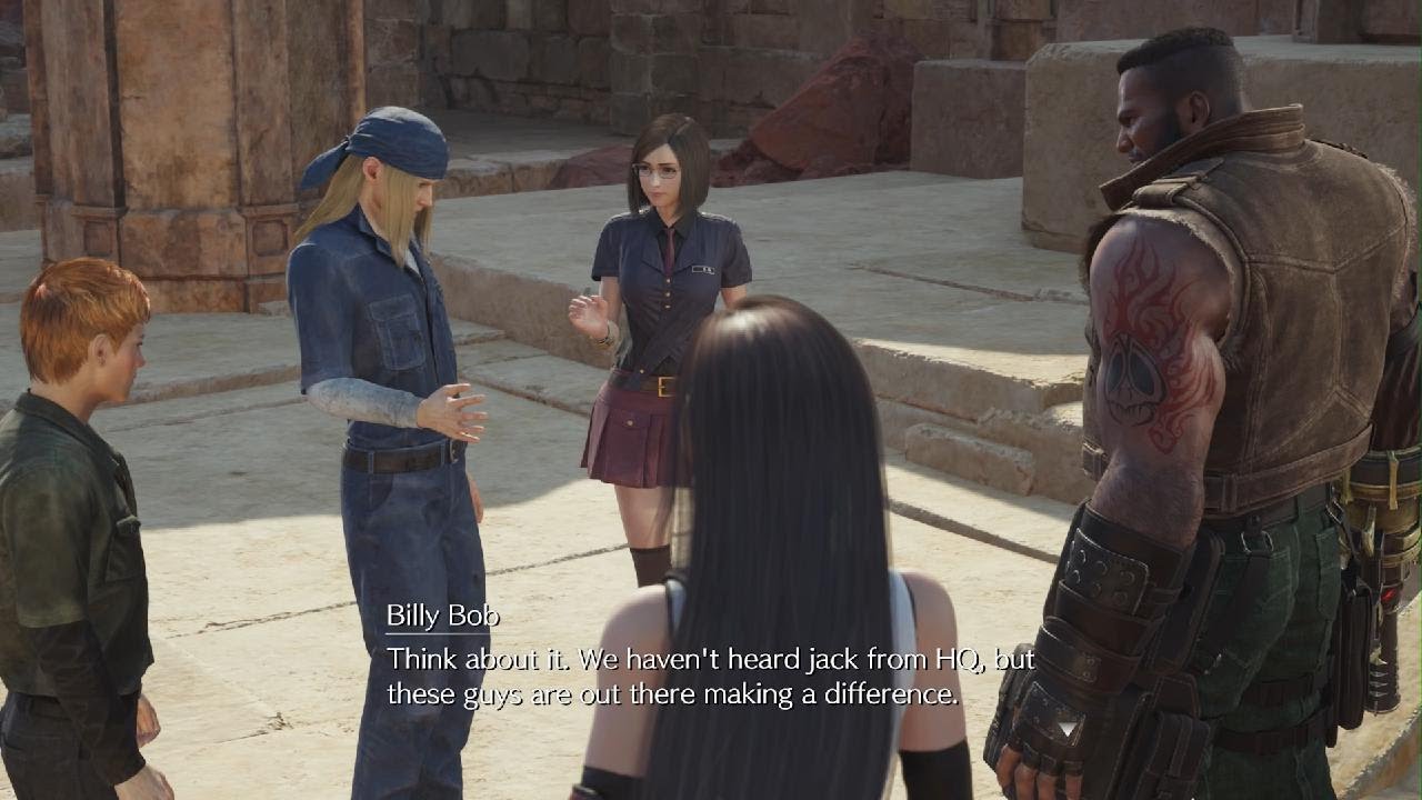 FINAL FANTASY VII REBIRTH - Saying Goodbye to Wedge - YouTube