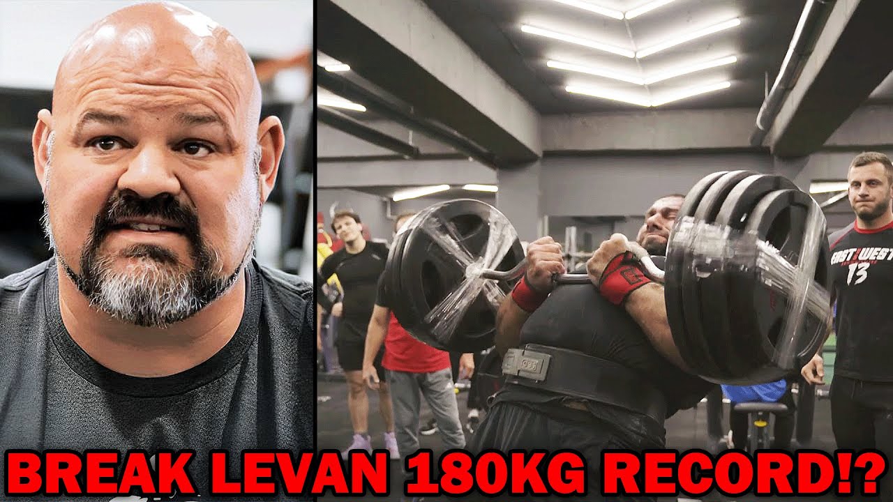BRIAN SHAW WANTS TO BREAK LEVAN 180KG BICEP CURL WORLD RECORD!! - YouTube