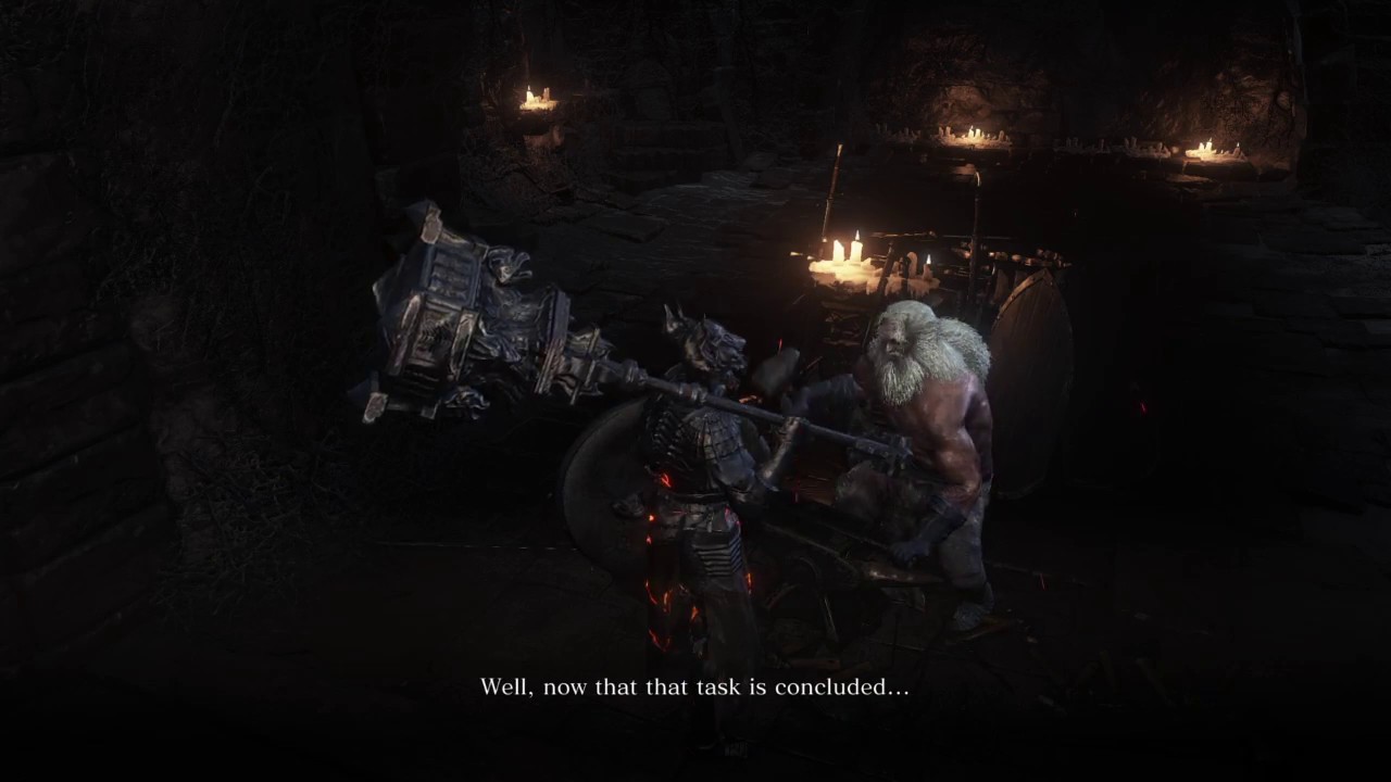 BLACKSMITH ANDRE dialogue (Hawkwood's Swordgrass) - YouTube