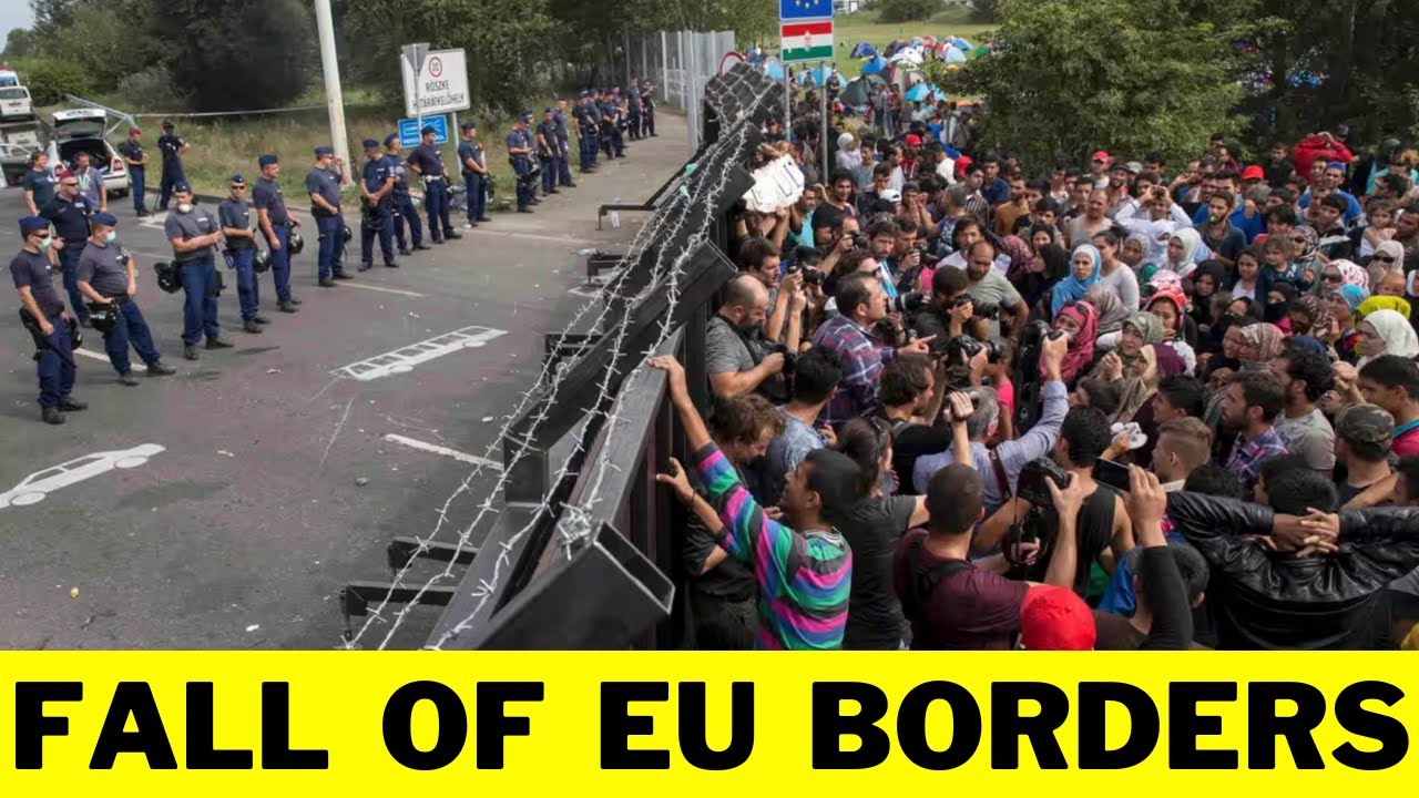EU Borders In CHAOS As Millions Of Migrants Enter Europe 😮 😱 - YouTube