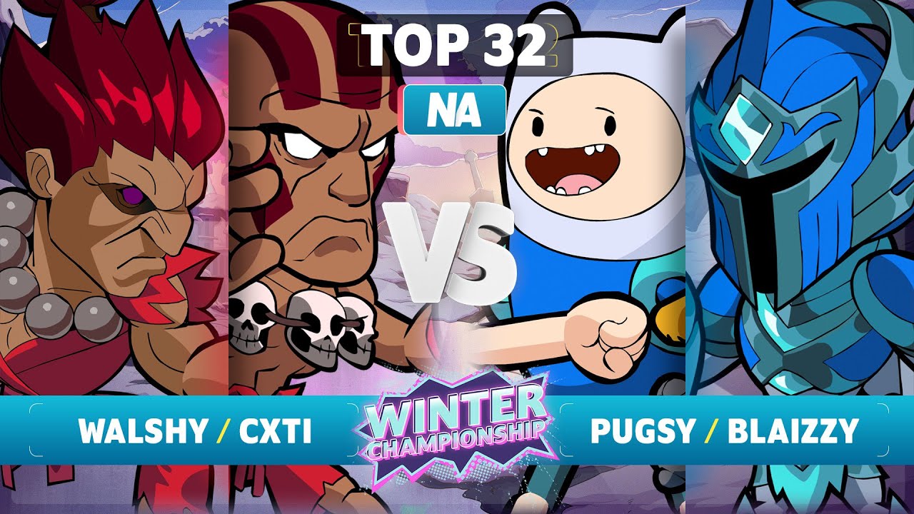 Walshy & CXTI vs. Pugsy & Blaizzy - Top 32 - NA - Brawlhalla Winter ...