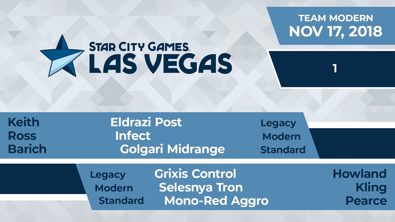 SCGVEGAS: Round 1 - Keith, Ross, Barich vs Howland, Kling, Pearce ...