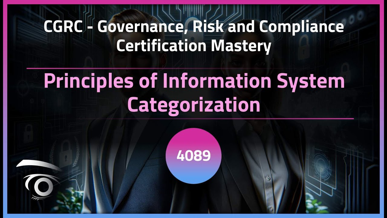 Principles of Information System Categorization | Exclusive Lesson ...