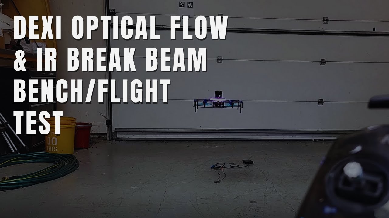 DEXI Drone ARK Flow and IR Break Beam Bench/Flight Test - YouTube