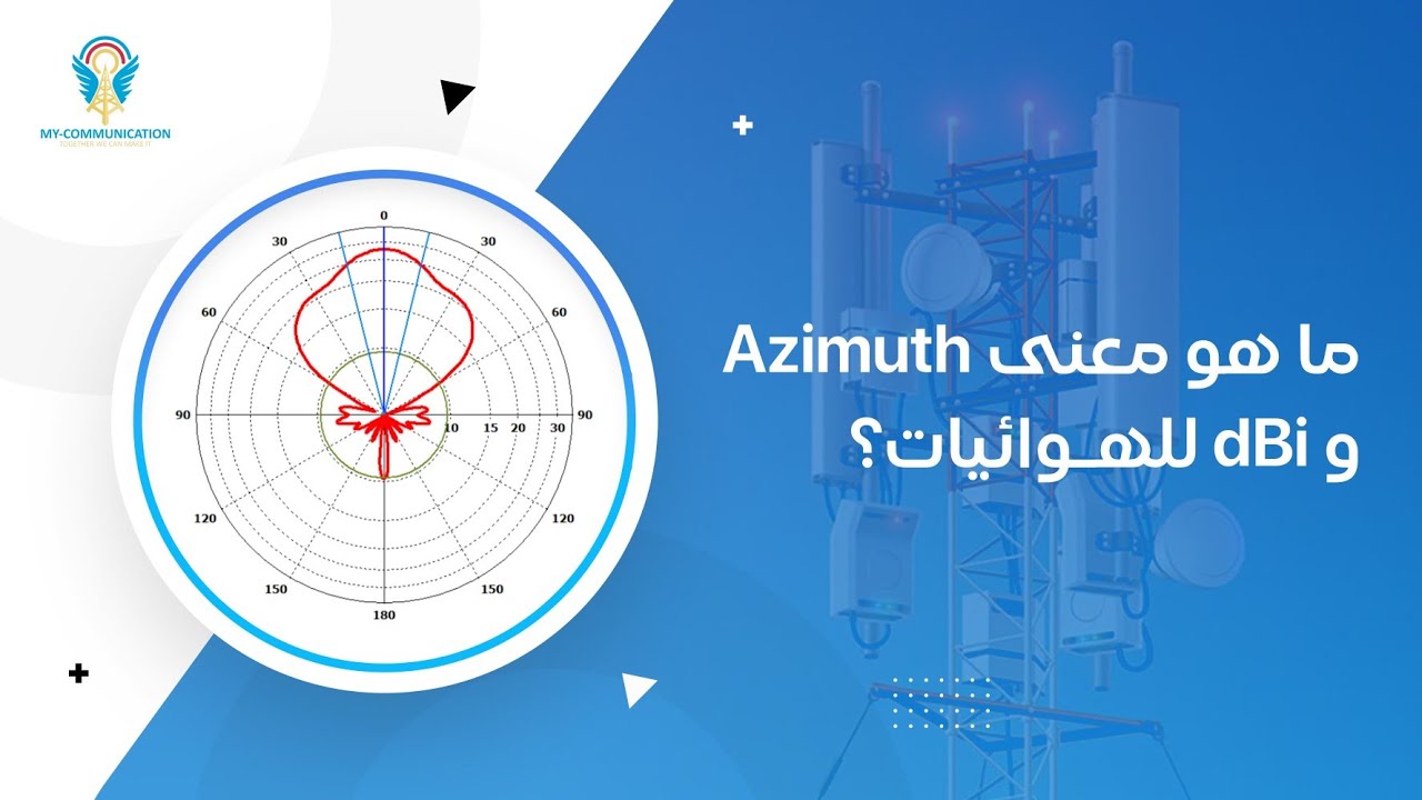 Azimuth and dBi in cell tower antenna - YouTube
