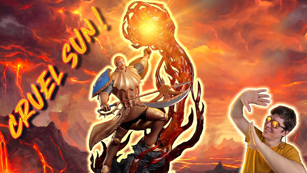 How to Add LED Lights to a 3D Model Escanor from Seven Deadly Sins ...
