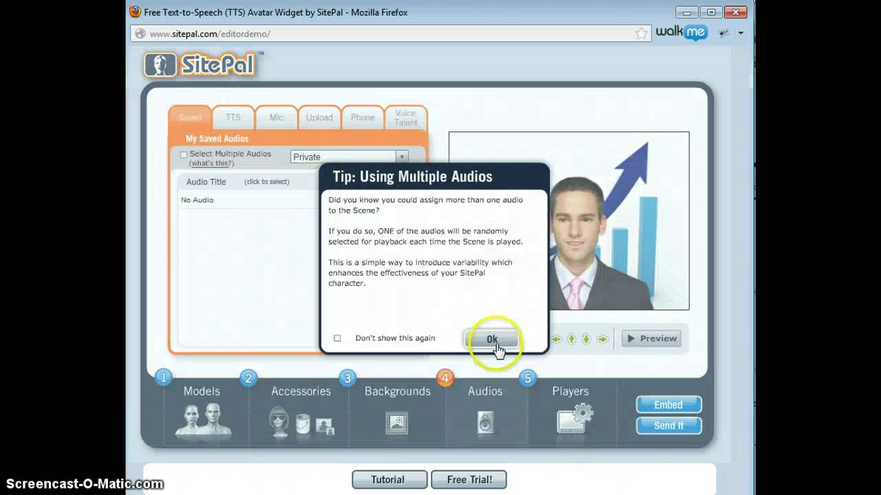 How to start your sitepal in your website ? - YouTube