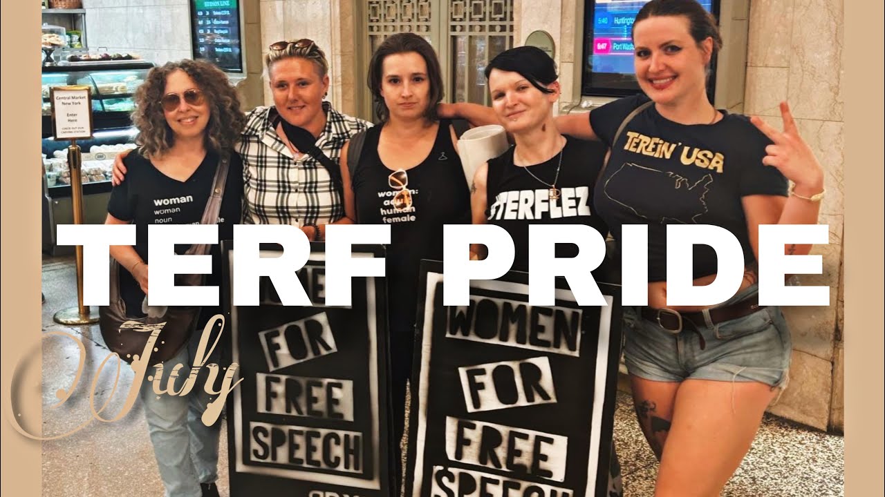 TERF Pride July: Gender Critical Women take Times Square, New York City ...