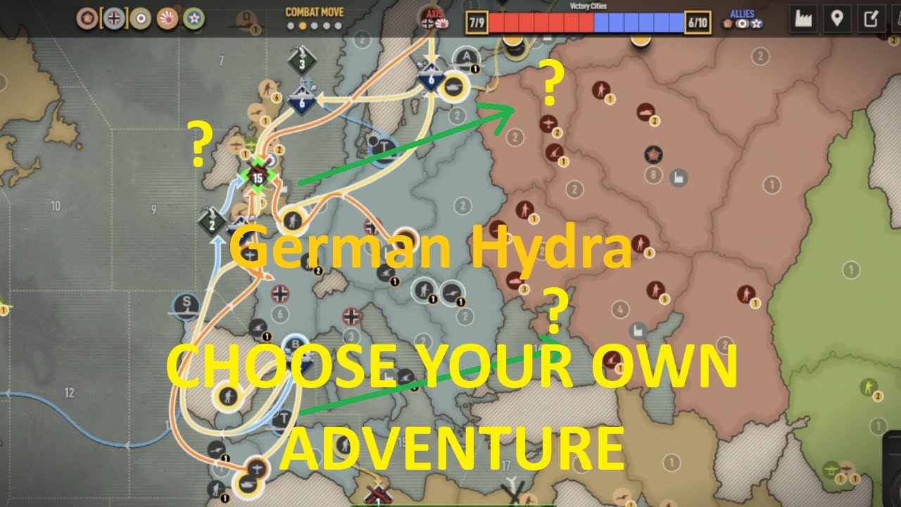 German Hydra - Axis and Allies 1942 Online - YouTube