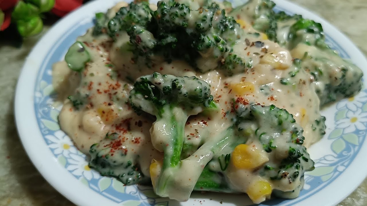 White Sauce Cheese Broccoli 🥦 | Easy And Healthy recipe - YouTube