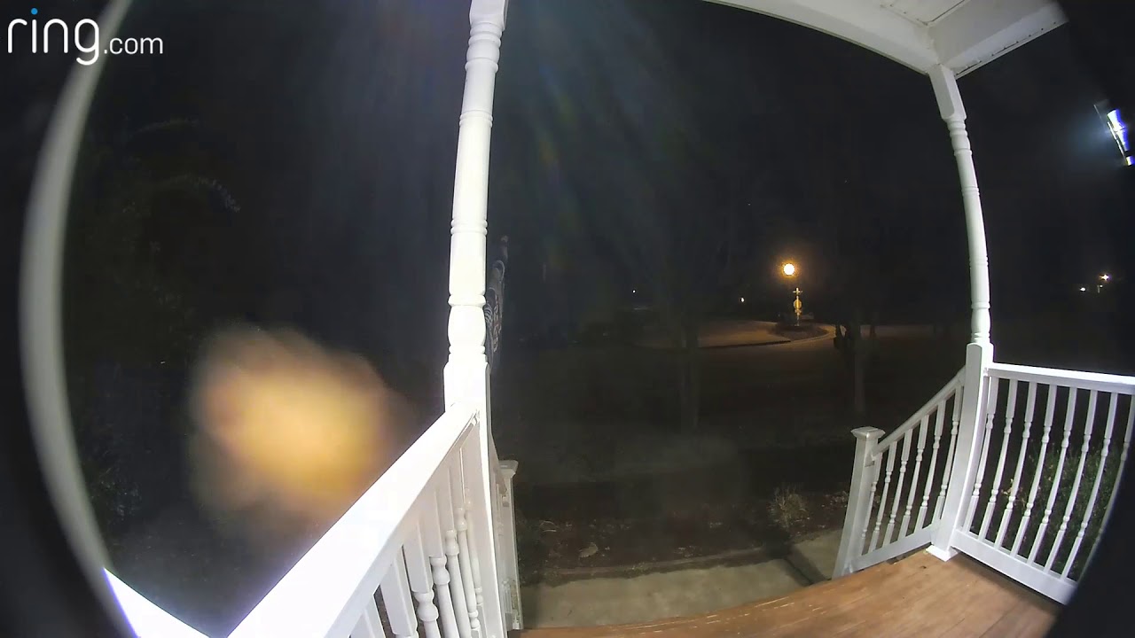 Ghost captured on Ring Doorbell? - YouTube