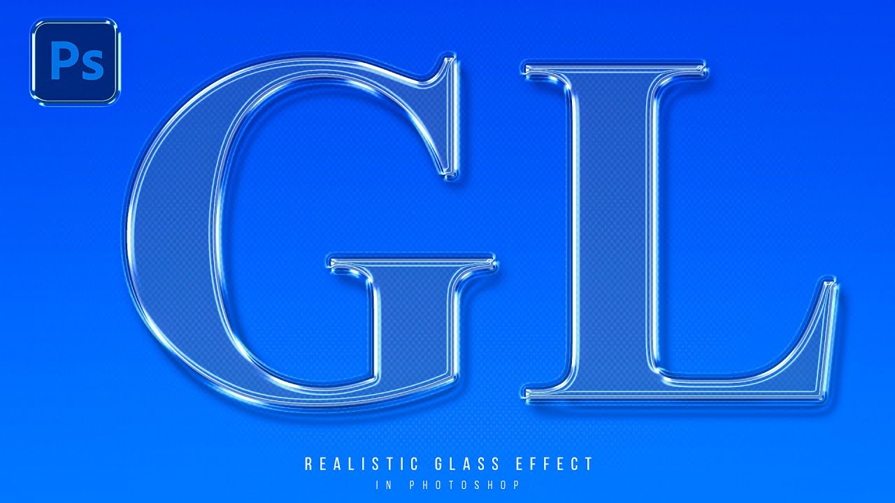 Realistic Glass Effect | Glass Text Effect | Transparent Effect | Adobe ...
