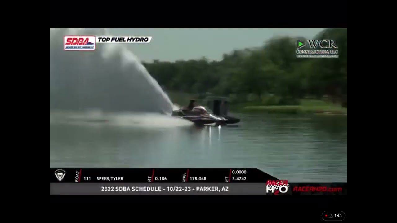 3 42 @ 227 MPH Liquid Voodoo Top Fuel Hydro Q2 San Angelo 2022 - YouTube