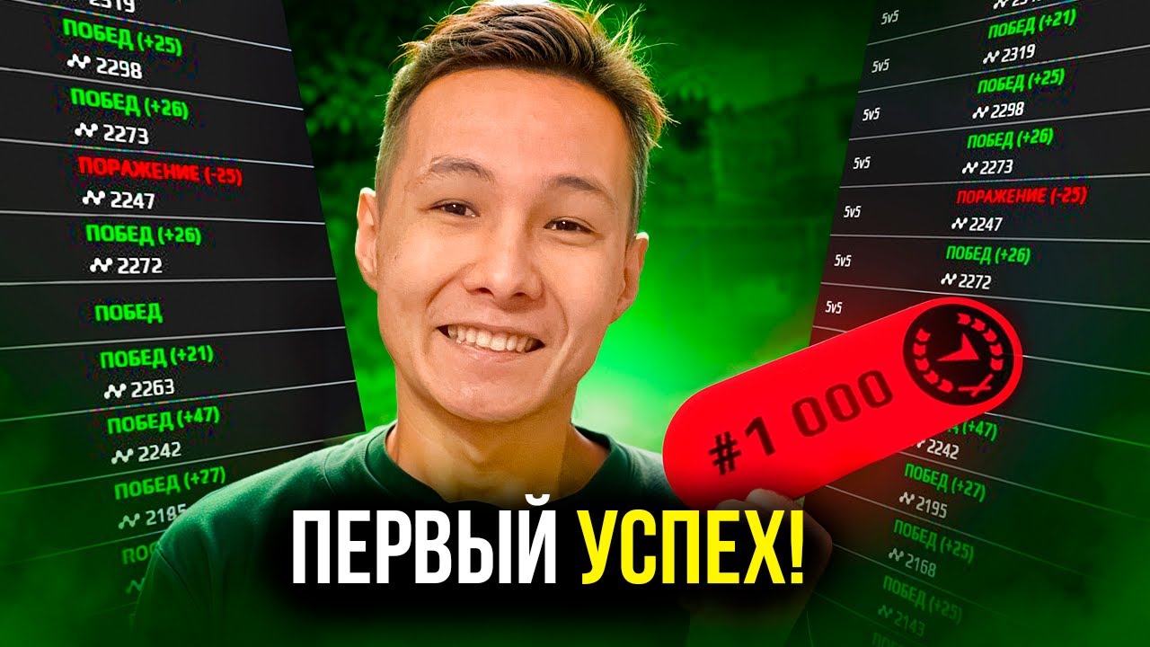 Путь к топ-1000 EU - Первый рекорд и успех (FACEIT CS2) - YouTube