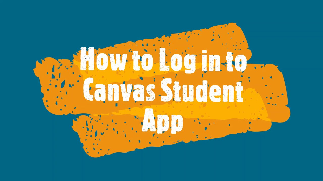Log in to Canvas Student App - YouTube