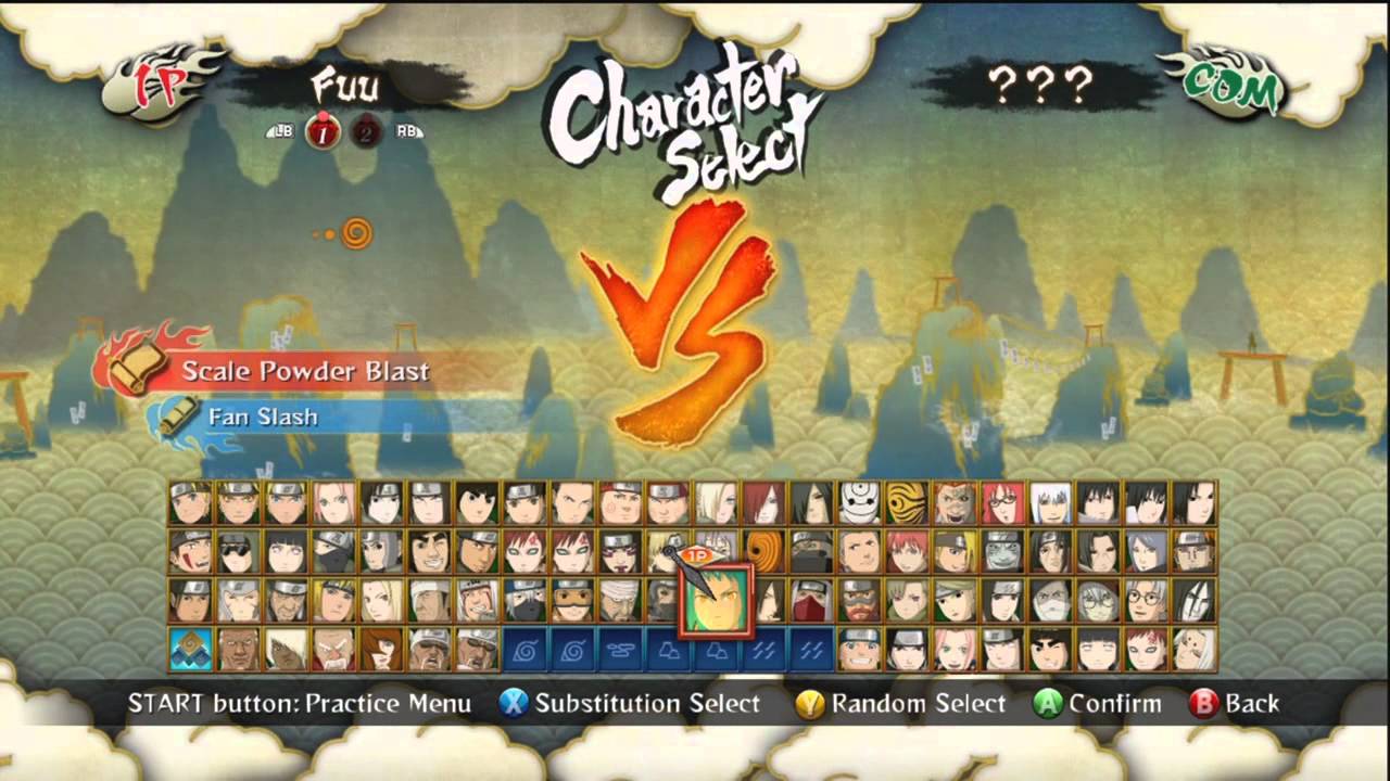 Naruto Shippuden: Ultimate Ninja Storm 3 Characters - YouTube