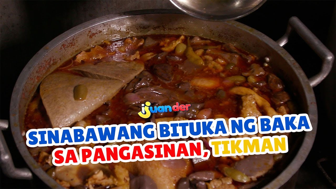 Sinabawang bituka ng baka sa Pangasinan, tikman | I Juander - YouTube