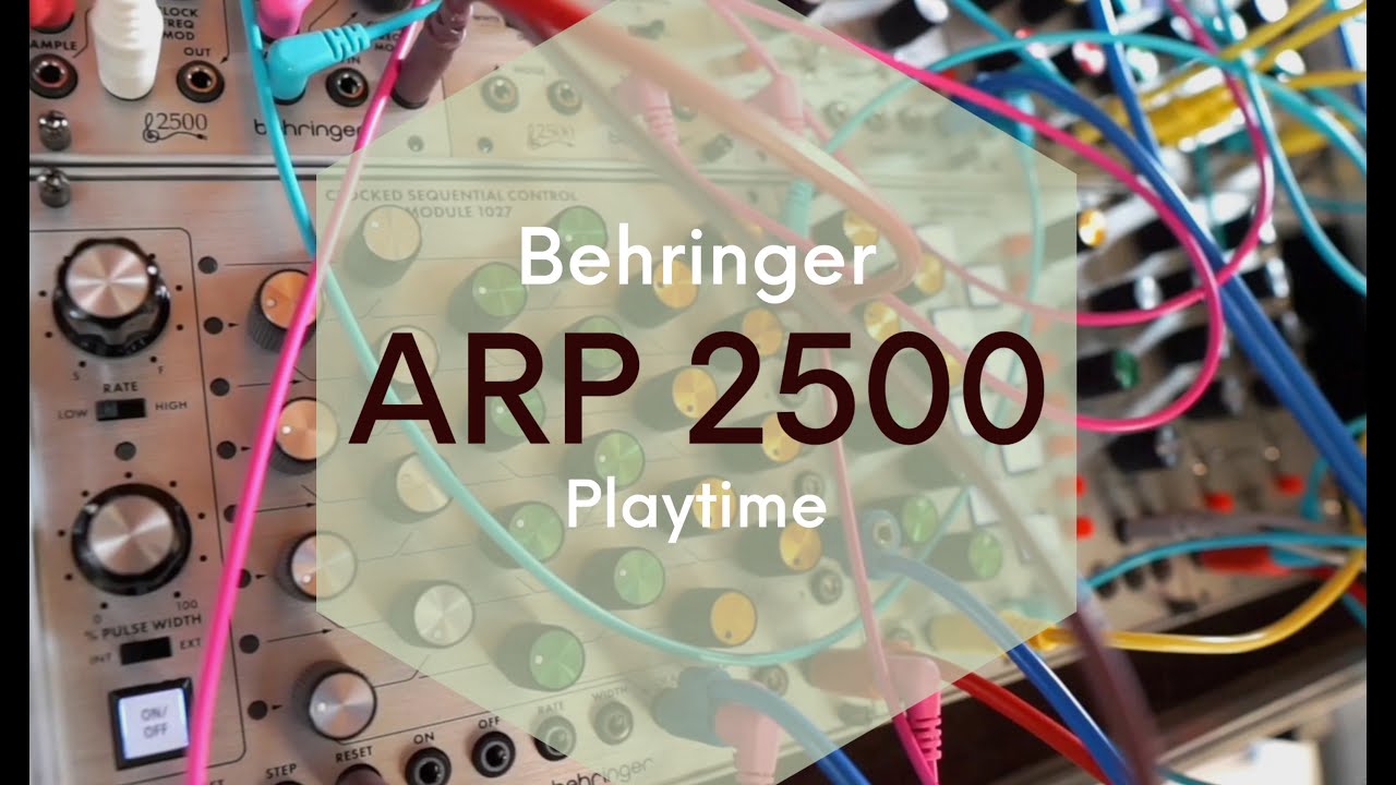 Behringer ARP 2500 - YouTube