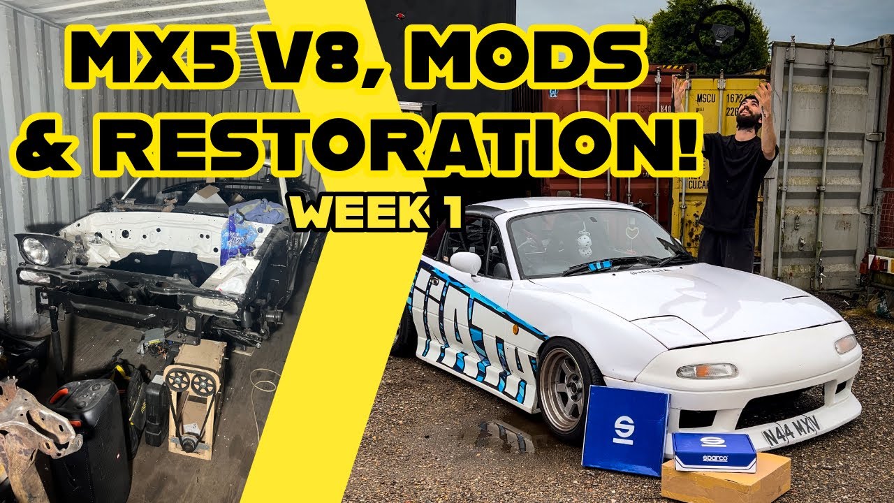 SO MANY MX5 MODS & Restoring My V8 MX5! #WIIATA - YouTube