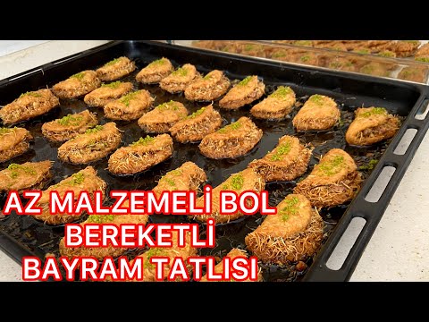 KESİNLİKLE DENEMELİSİNİZ 👌 KADAYIFLI DİLBER DUDAĞI / Kolay Bayram Tatlısı / KADAYIFLI TATLI / Tatlı