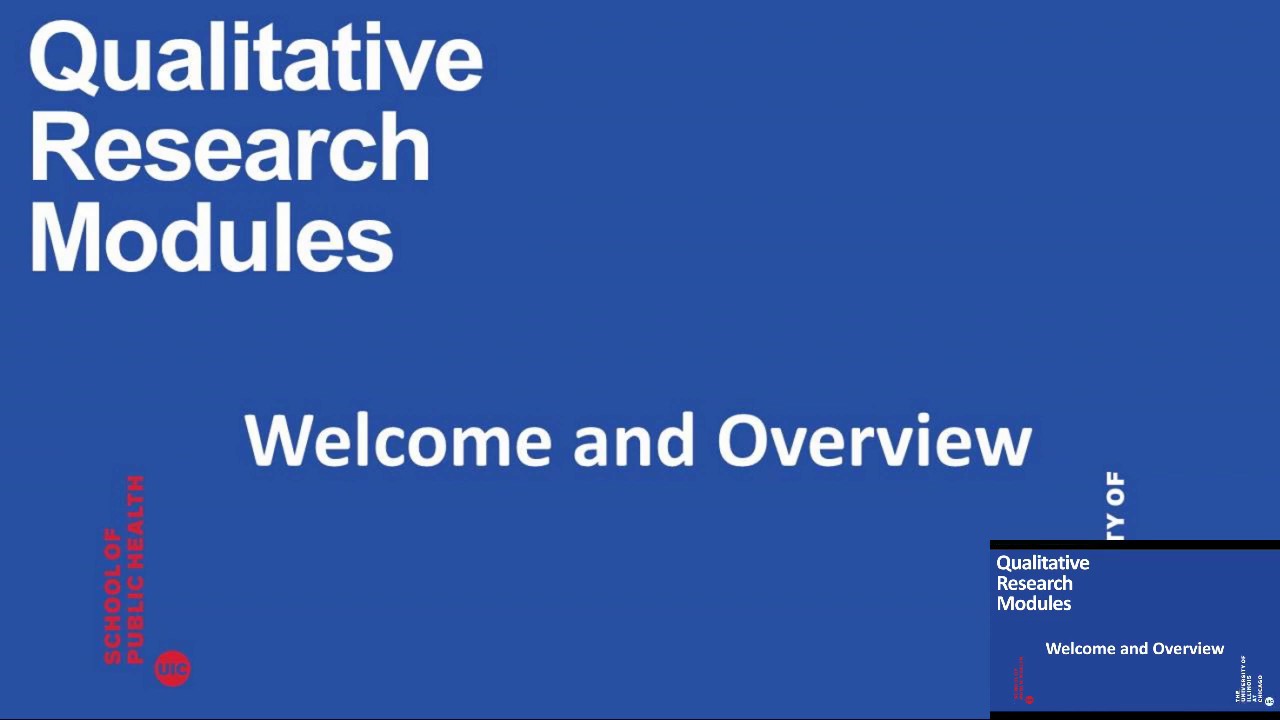 Introduction to Qualitative Modules - YouTube