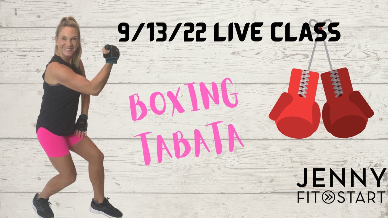 9/13/22 live class - BOXING TABATA - YouTube