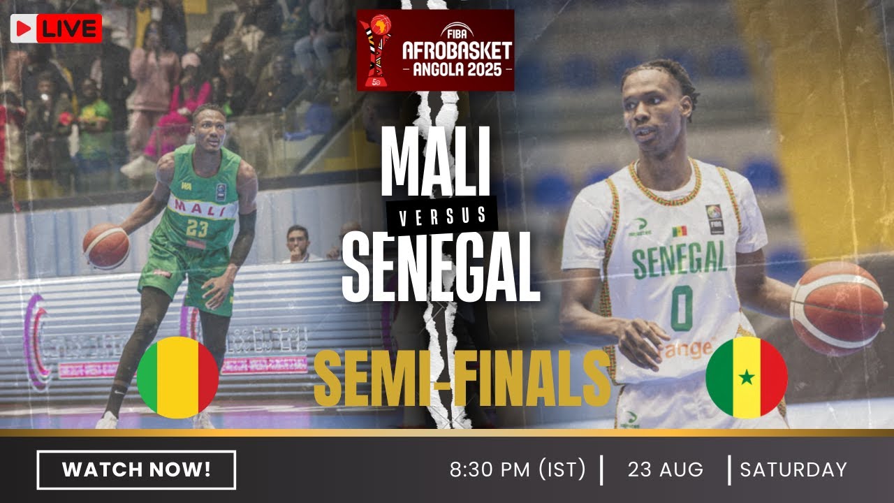 FIBA AfroBasket Angola 2025 : Mali Vs Senegal | FIBA AfroBasket ...