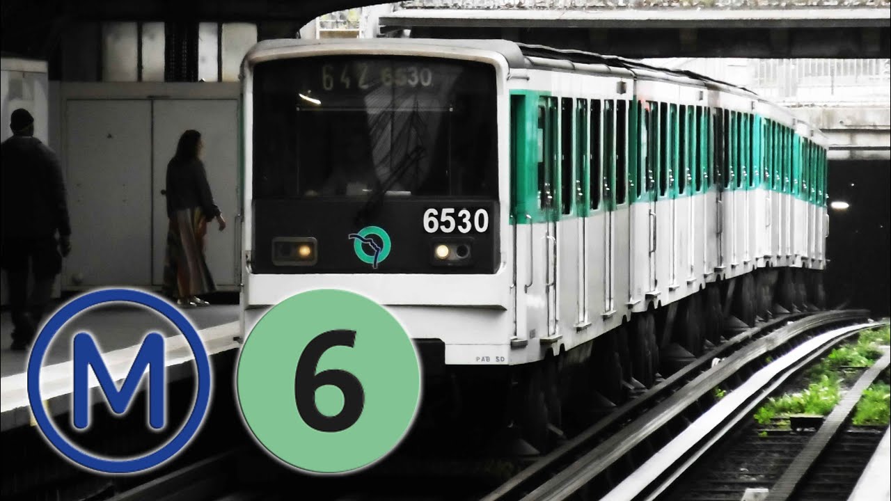 Métro Ligne 6 Trajet Entre Trocadéro Et Sèvres Lecourbe Ratp Le 13