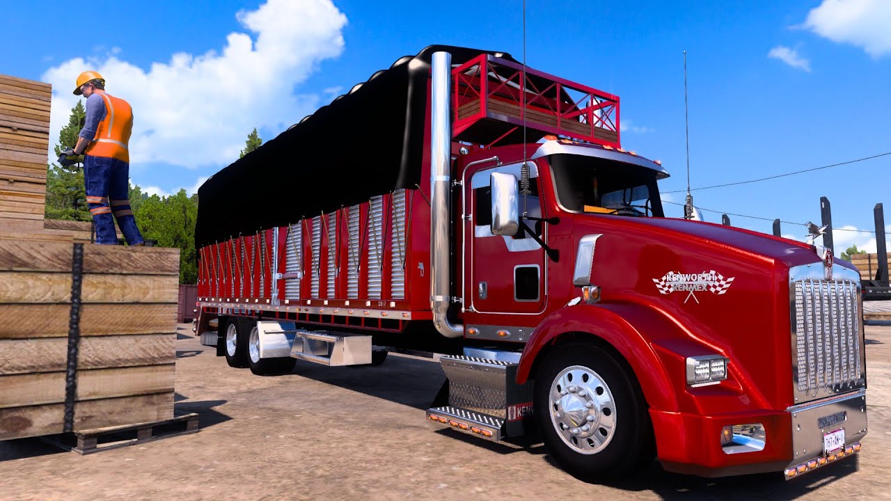 ATS 1.43 | MOD Review | Kenworth T800 Torton x Shaneke - YouTube