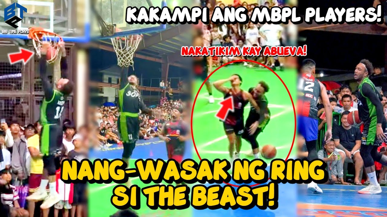 BANGIS PA RIN! ABUEVA HALOS WASAKIN ANG RING SA ISANG EXHIBITION GAME ...