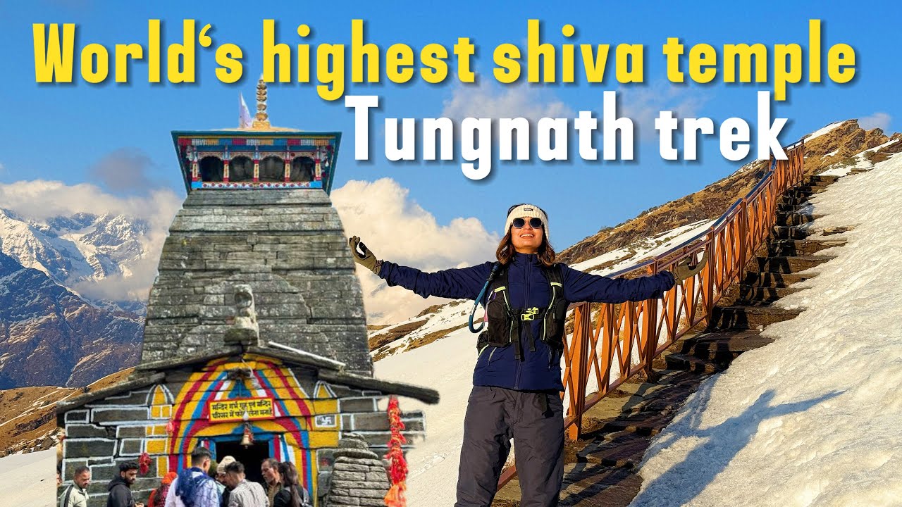 Tungnath Temple Trek! Reached the Highest Shiva Temple in Snowfall ...