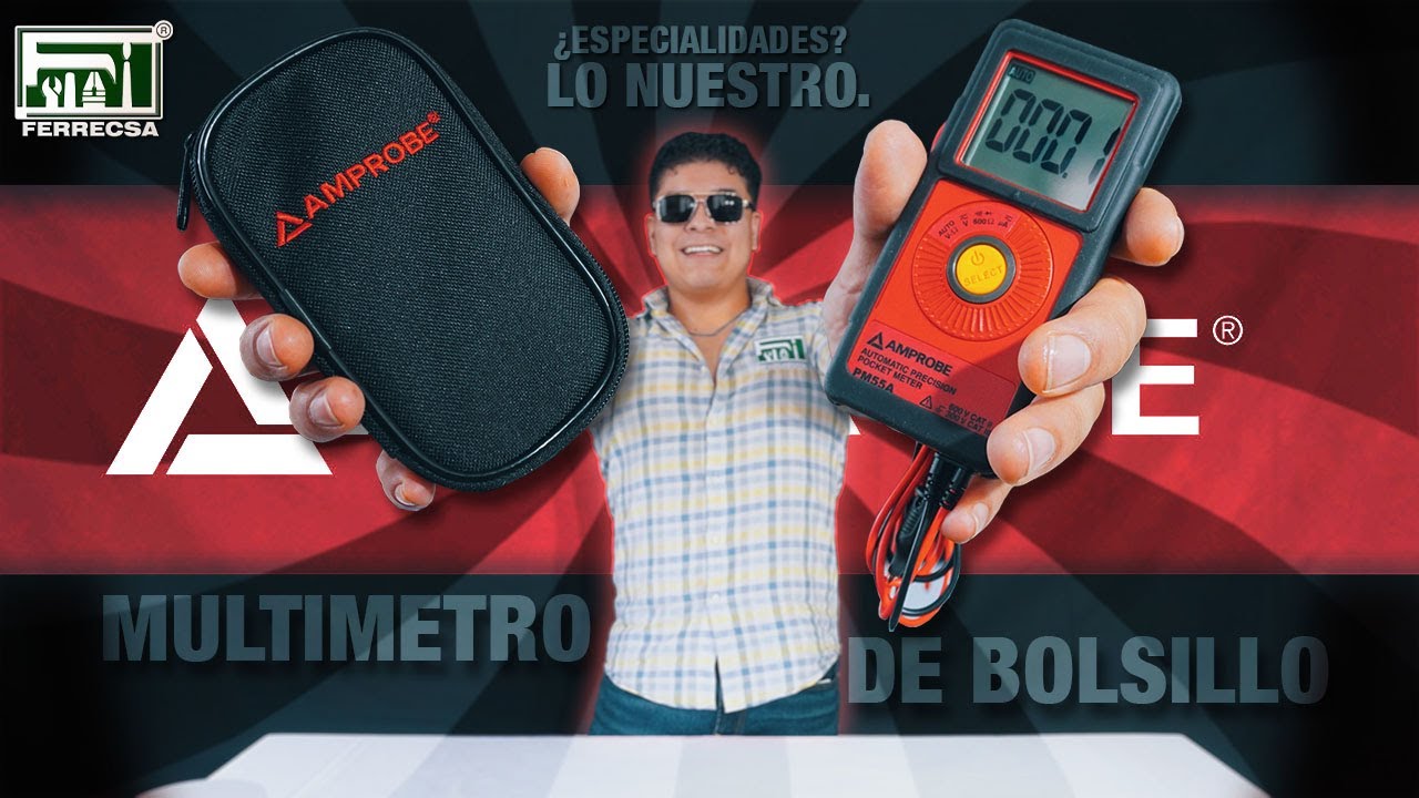 Multímetro de Bolsillo con Detección sin Contacto PM55A Amprobe ...