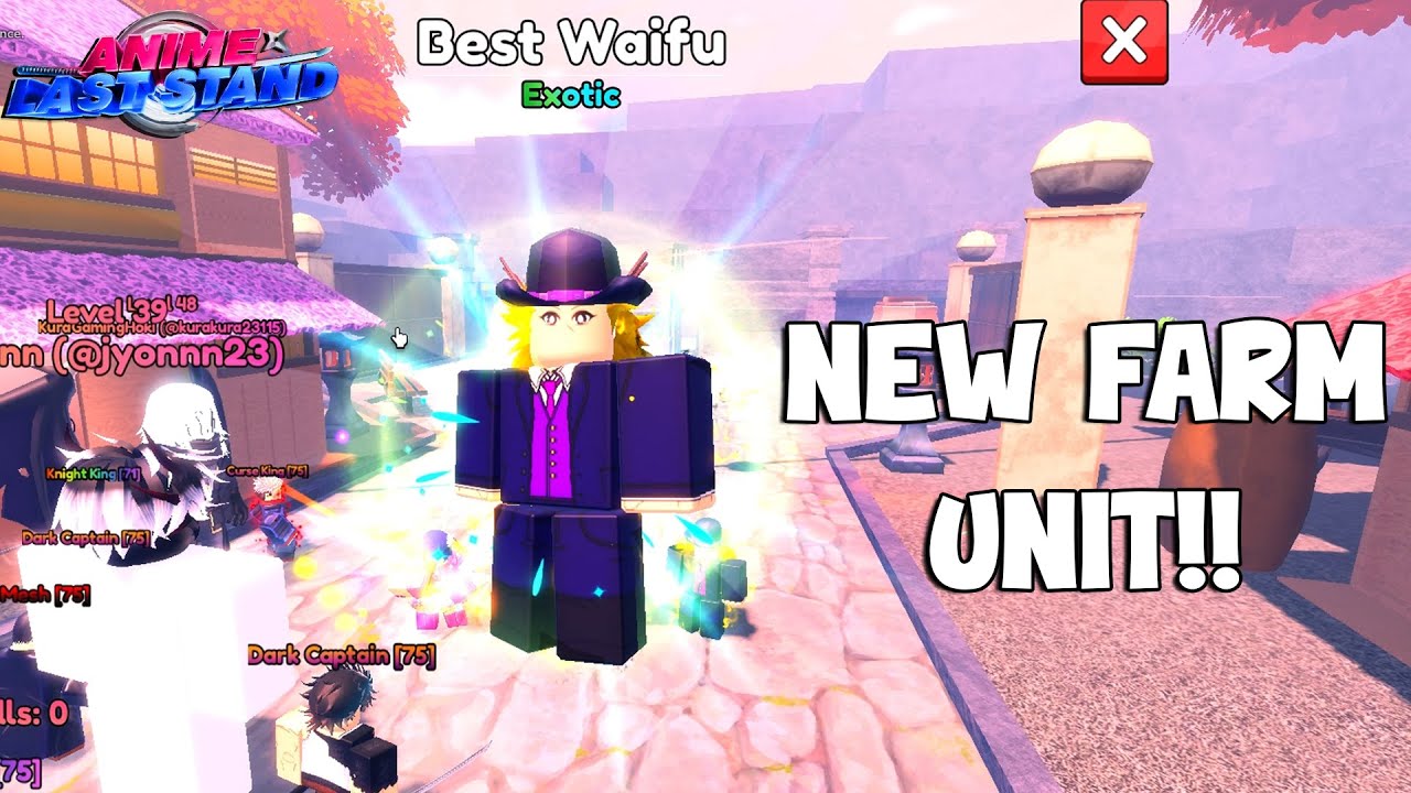 THIS IS THE *NEW SECRET UNIT* in ANIME LAST STAND !! - YouTube