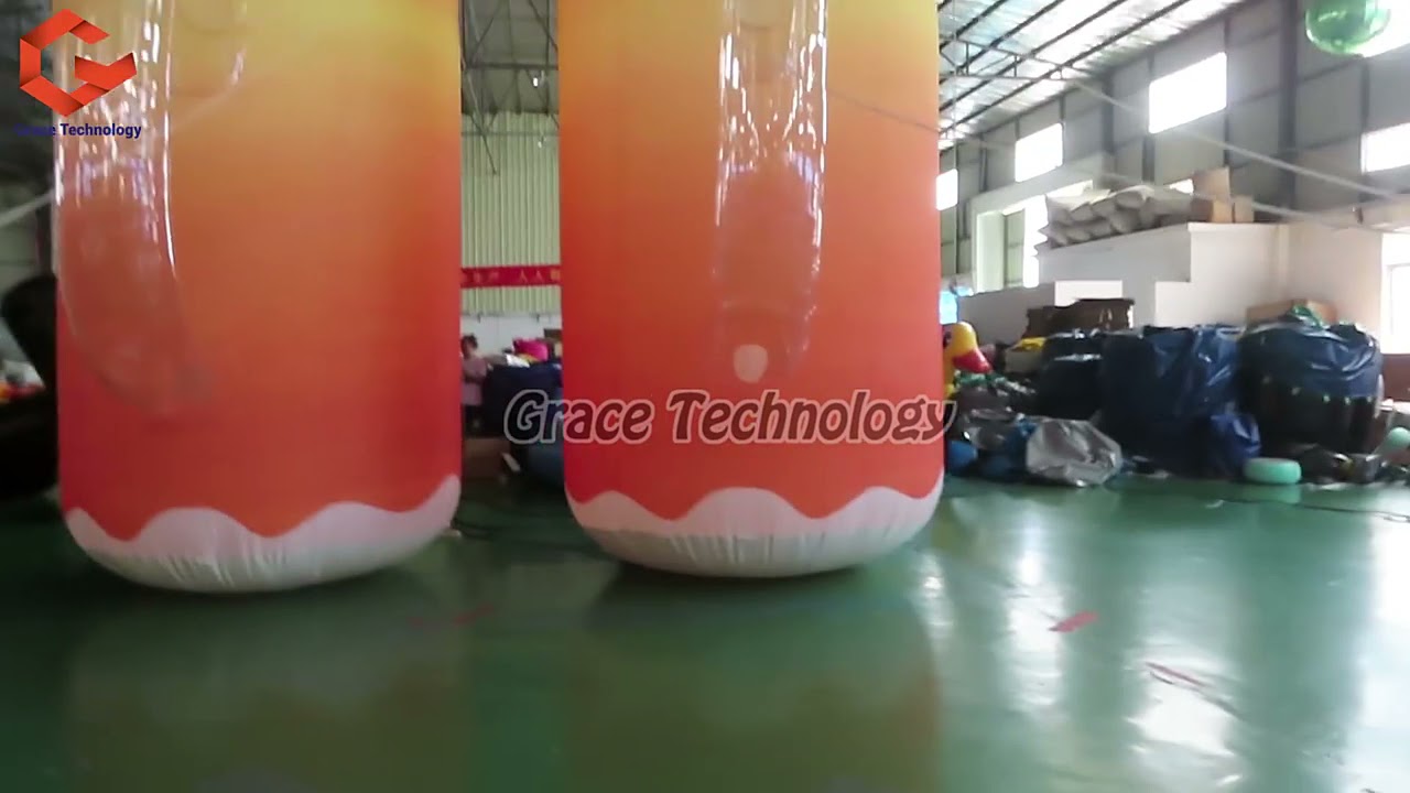 Cold Air Inflatable Beer Mug Custom Inflatable Beer Bottle Advertising ...