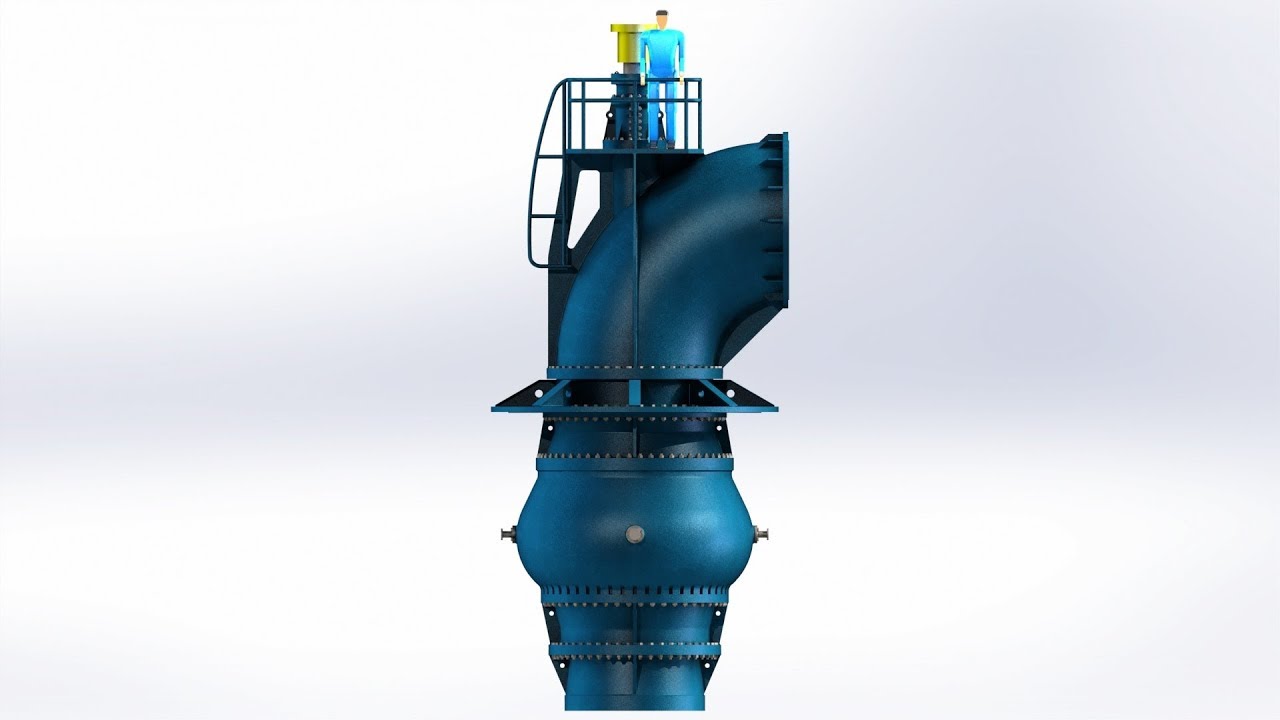 Vertical Diagonal Pump ~ 50000 cubic meters per hour ~ 50000 kg ~ - YouTube