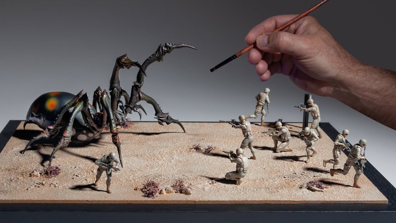 HALLOWEEN SPECIAL: Attack Of The Mutant Spider Diorama | RESIN PRINT ...