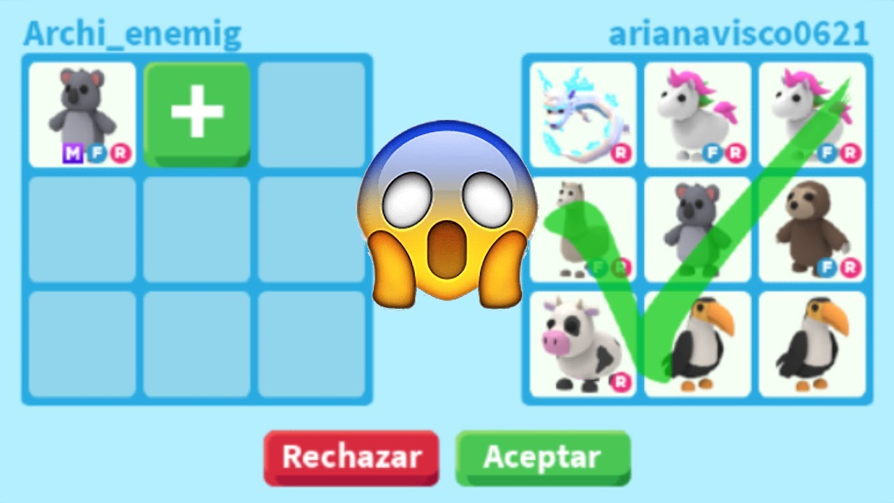 ESTO ES LO QUE OFRECEN POR UN KOALA MEGA NEÓN EN ADOPT ME!!! | Archi ...