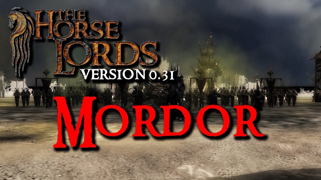 The Horse Lords RotWK Mod - A Look At Mordor - YouTube
