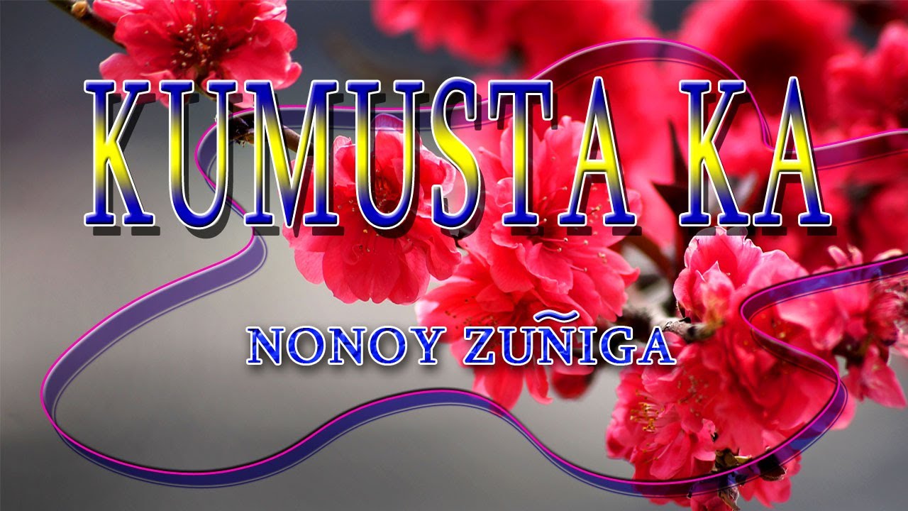 KUMUSTA KA [ karaoke version ] popularized by NONOY ZUNIGA - YouTube