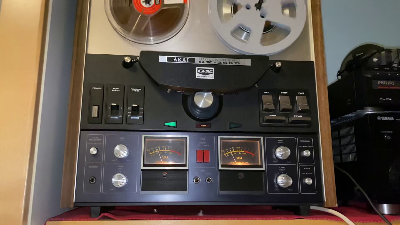 AKAI GX - 260D rec test - YouTube