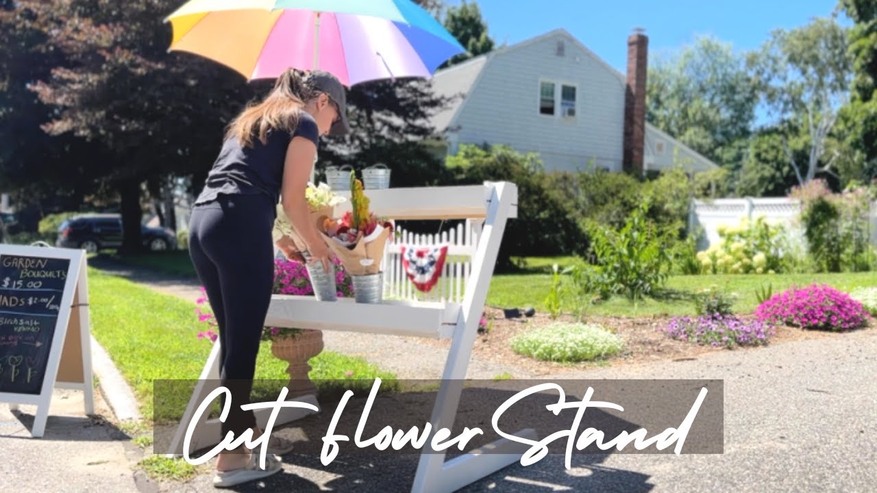Open the Flower Stand with Me 💐| Cut Flowers | Roadside Stand - YouTube