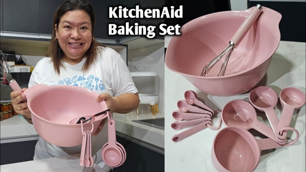 KitchenAid Baking Set ang ganda - YouTube