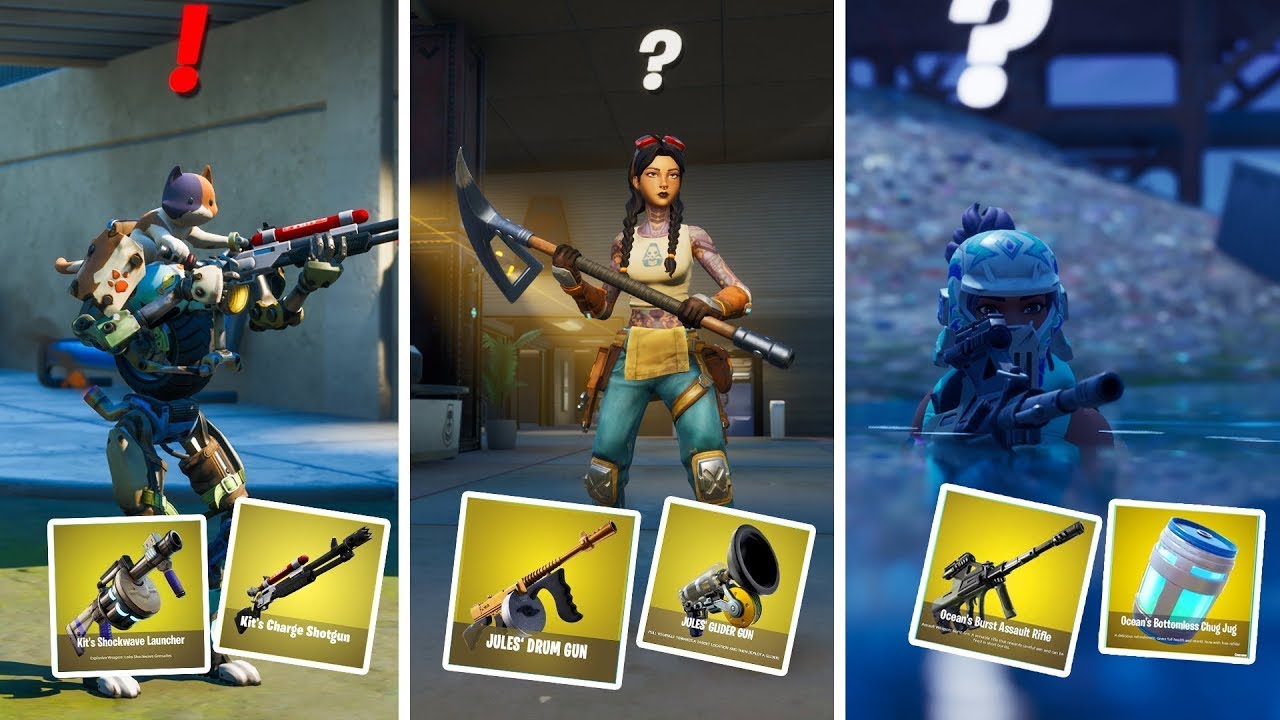All bosses, Mythic weapons and vault locations guide | Fortnite season ...