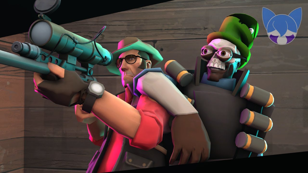 [Ashley432] Flying Demoman and the deaf Snipers of 2fort | TF2 clip ...