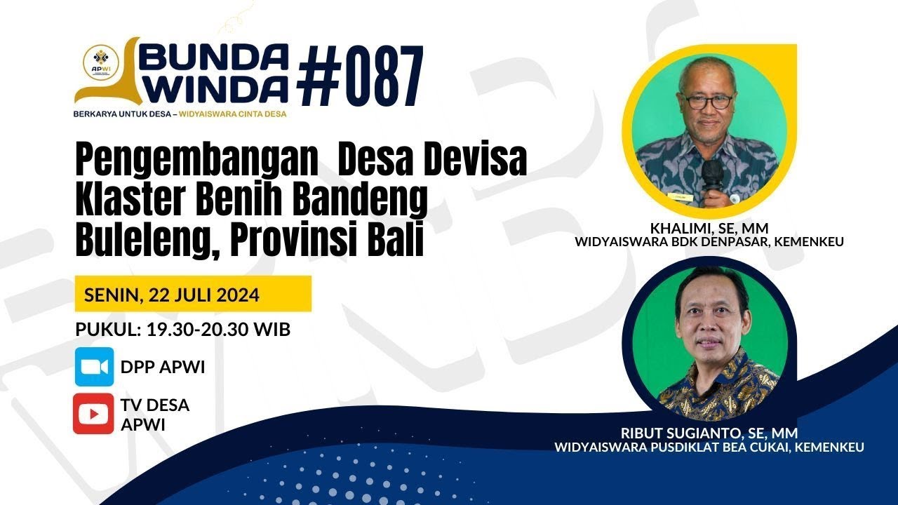 Pengembangan Desa Devisa Klaster Benih Bandeng Buleleng, Provinsi Bali ...