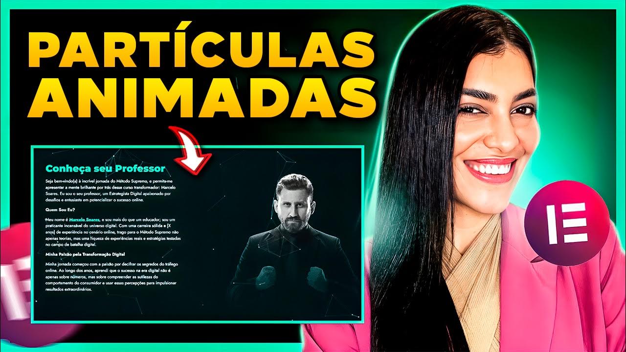Como Colocar Partículas Animadas no Elementor WordPress [Site Animado Grátis] - YouTube