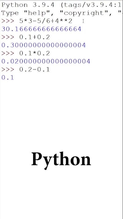0.1 + 0.2 is not equal to 0.3??? #shorts - YouTube