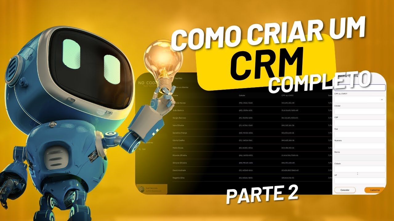 Tutorial de como criar um CRM completo no FlutterFlow e Firebase - Parte 2 Cadastro de cliente ...