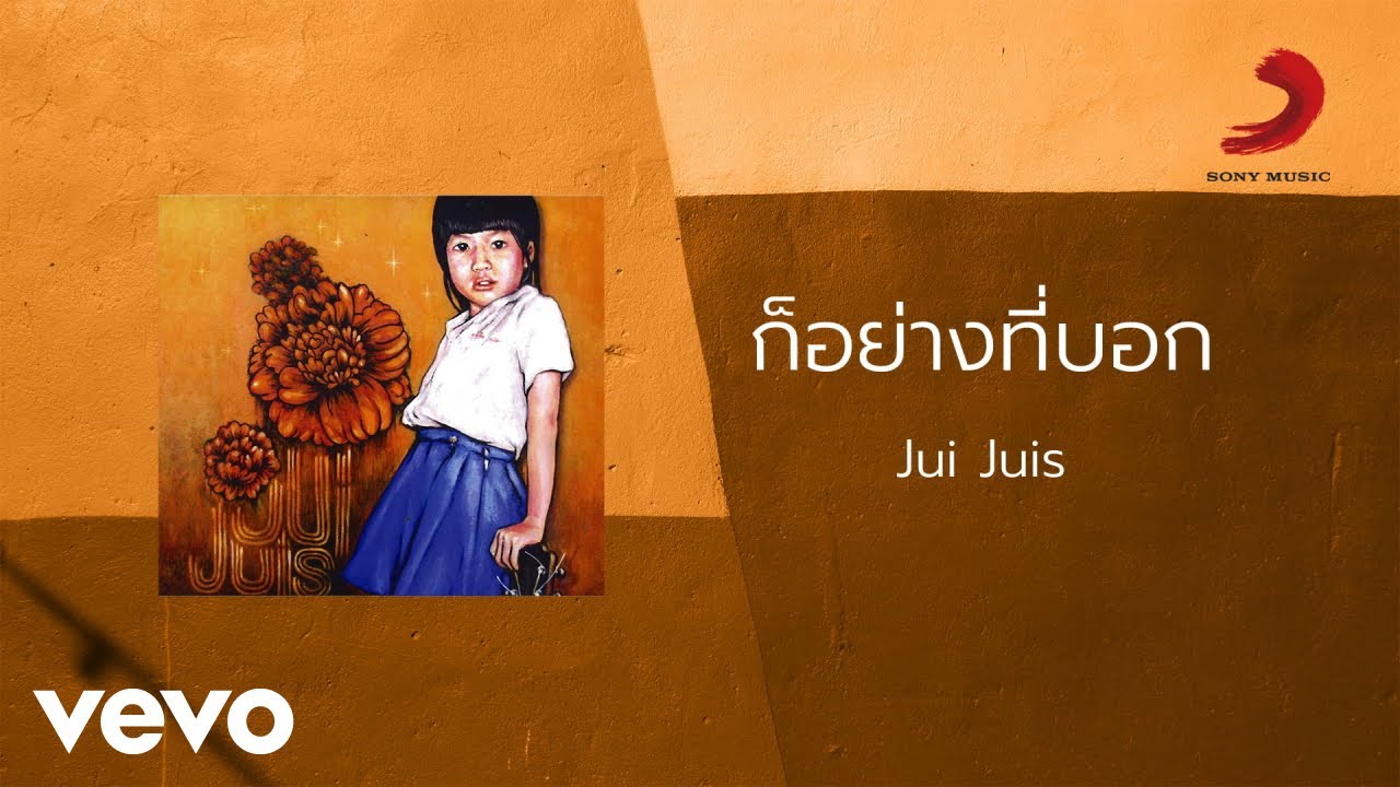 Jui Juis - ก็อย่างที่บอก (Official Lyric Video) - YouTube