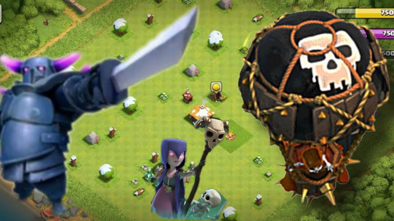 Coc how to use peka and balloon - YouTube